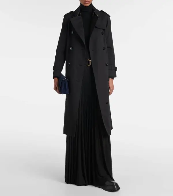 Burberry Pleated Maxi Skirt