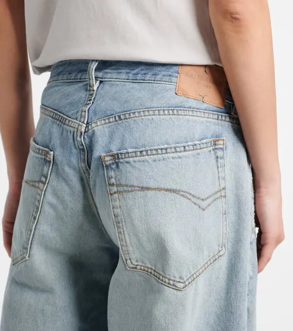 Balenciaga Wide-leg Baggy Jeans