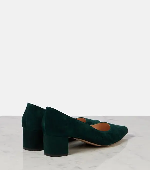 GIANVITO ROSSI Piper 45 Suede Pumps