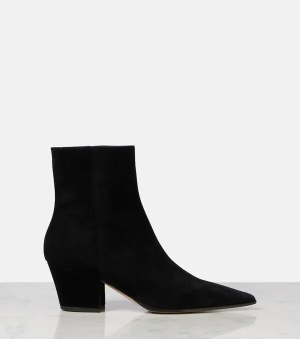GIANVITO ROSSI Keinna 55 Suede Ankle Boots