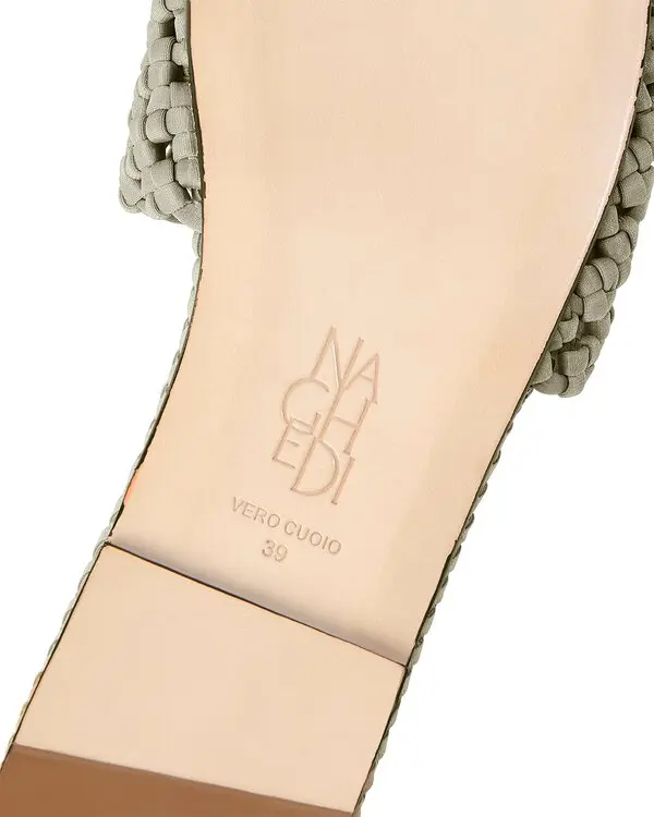 NAGHEDI Ojai Slide Sandals - Celadon