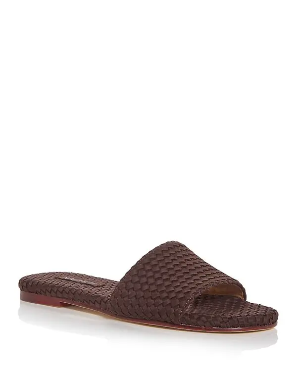 NAGHEDI St. Barths Slide Sandals - Brown