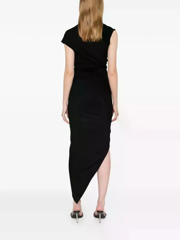 Balenciaga Draped Midi Dress