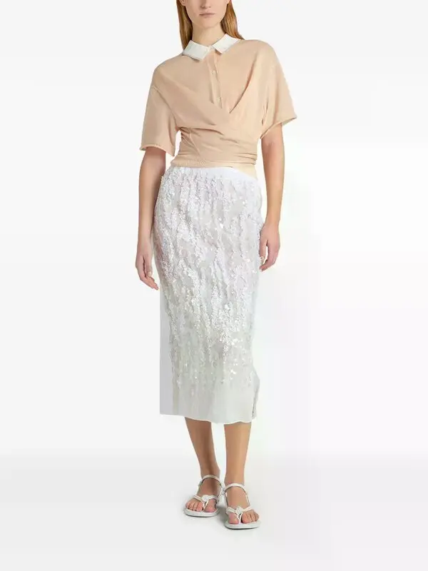 Ports 1961 Wrap Polo Top - Neutrals