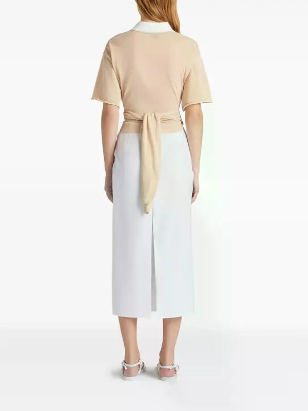 Ports 1961 Wrap Polo Top - Neutrals