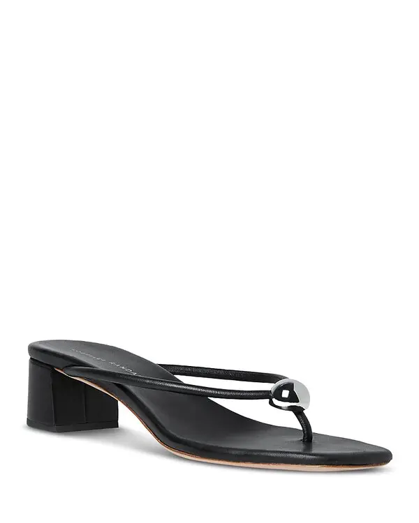 LOEFFLER RANDALL Odessa Leather Sandals - Black