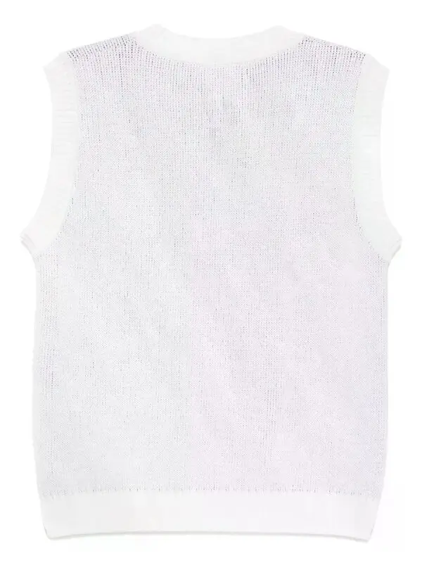 ERNEST W. BAKER Rose-embroidered Vest