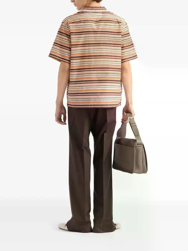 Prada Striped Bowling Shirt