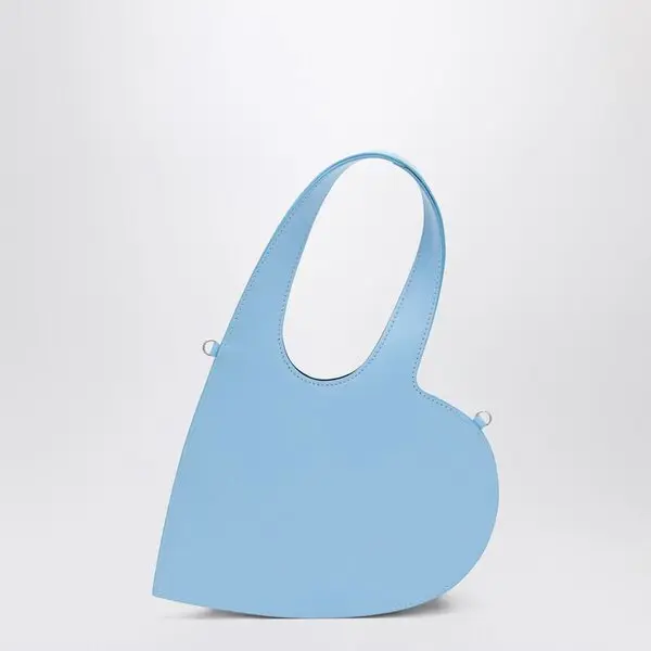 ハンドバッグ Coperni Mini Heart Bag In Light Blue Leather Coperni Mini Heart Bag In Blue - 43% Off | Editorialist