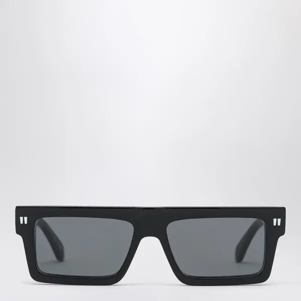 Off-White Rectangle Frame Sunglasses - Black