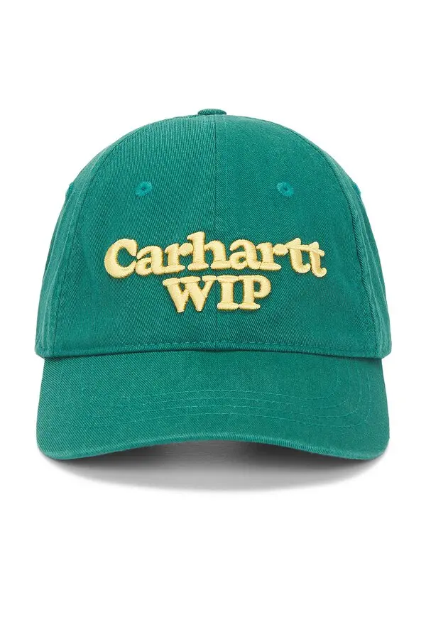 Carhartt Work In Progress Script Cap - Rainforest & Air Yellow