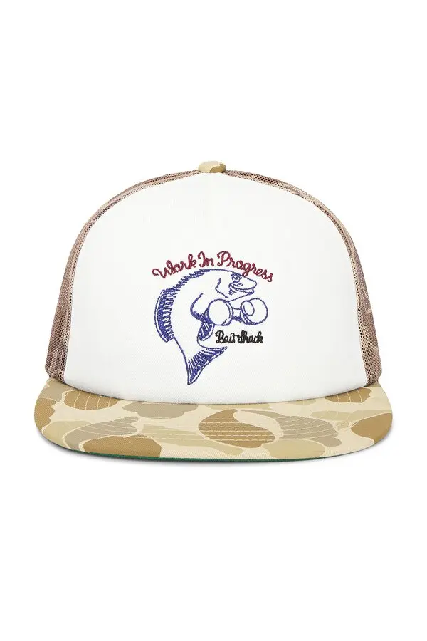 Carhartt Work In Progress Graphic Trucker Cap - Camo Duck  Desert  & White