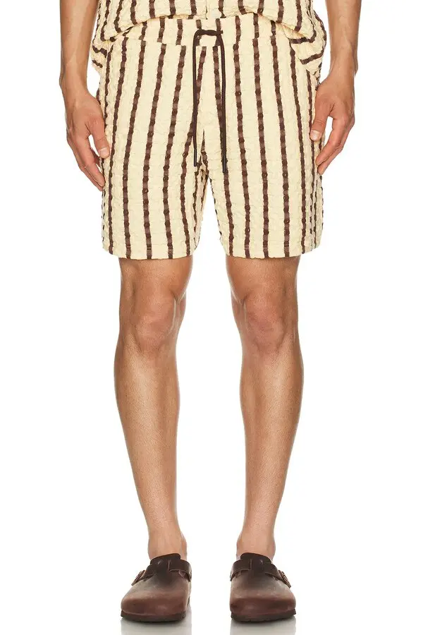 Oas Tartufo Porto Waffle Shorts - Multi