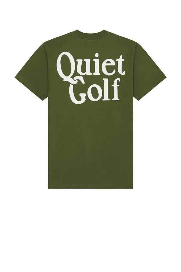 QUIET GOLF Heritage Stack Tee