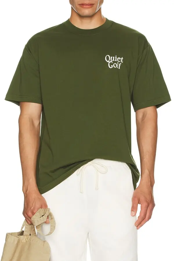QUIET GOLF Heritage Stack Tee
