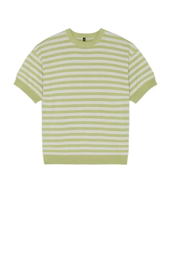 BASKETCASE Slink Jr Knit Tee In Olive - Green & Olive