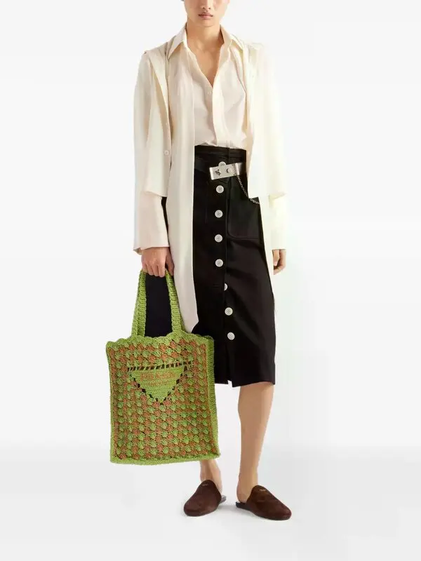 Prada Marocain Shirt - Neutrals