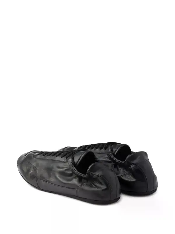 Prada Collapse Leather Sneakers