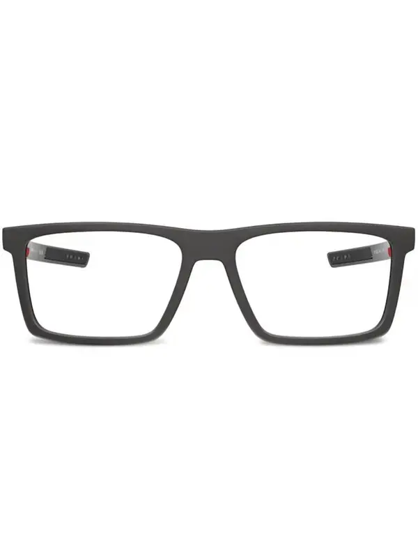 Prada Rectangle-frame Eyeglasses - Grey