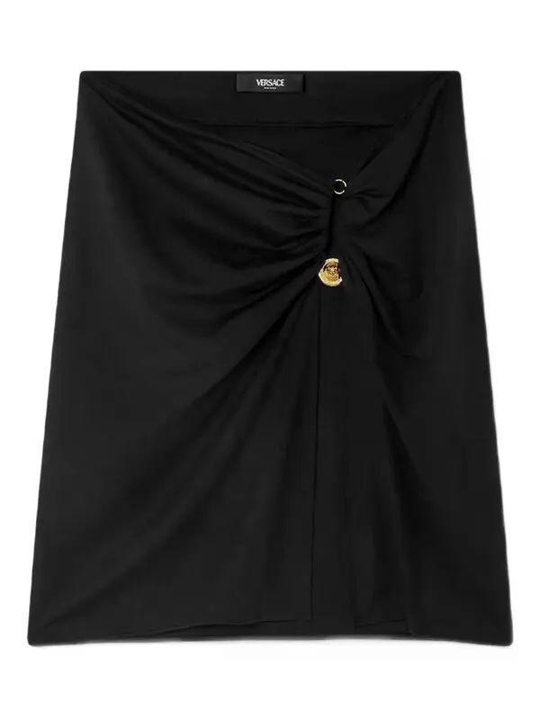 Versace Safety Pin Cover-up Skirt