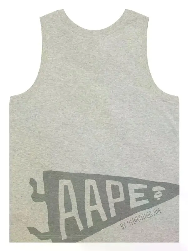 AAPE BY *A BATHING APE® Logo-embroidered Tank Top