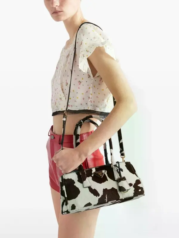Prada Medium Galleria Tote Bag - Brown