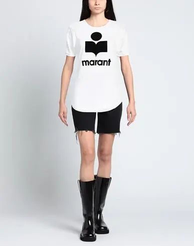 MARANT ETOILE Linen T-shirt - White