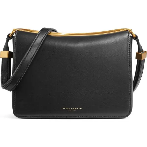 Donna Karan New York Jericho Convertible Shoulder Bag - Blk/gold