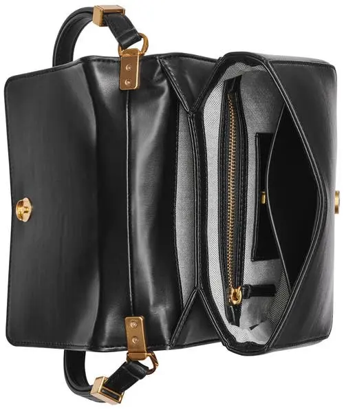 Donna Karan New York Jericho Convertible Shoulder Bag - Blk/gold