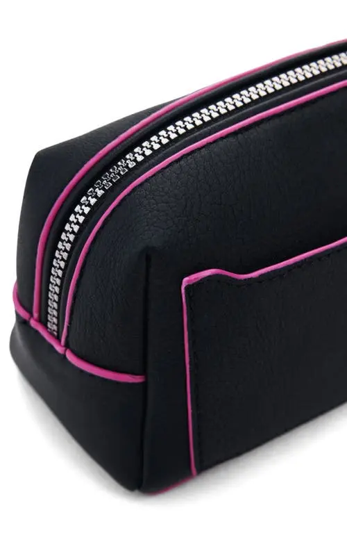 Desigual Faux Leather Wristlet - Black