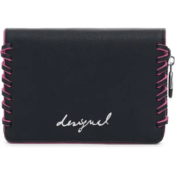 Desigual Faux Leather Wallet - Black