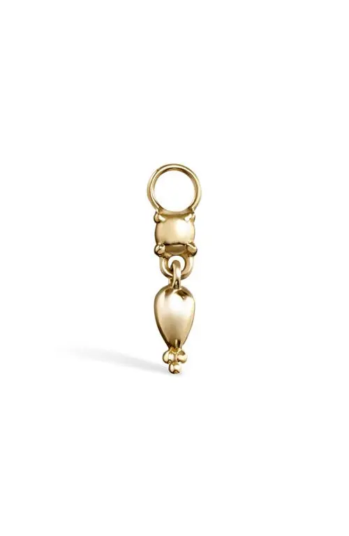 MARIA TASH Single Tassel Charm - 14k Yellow Gold