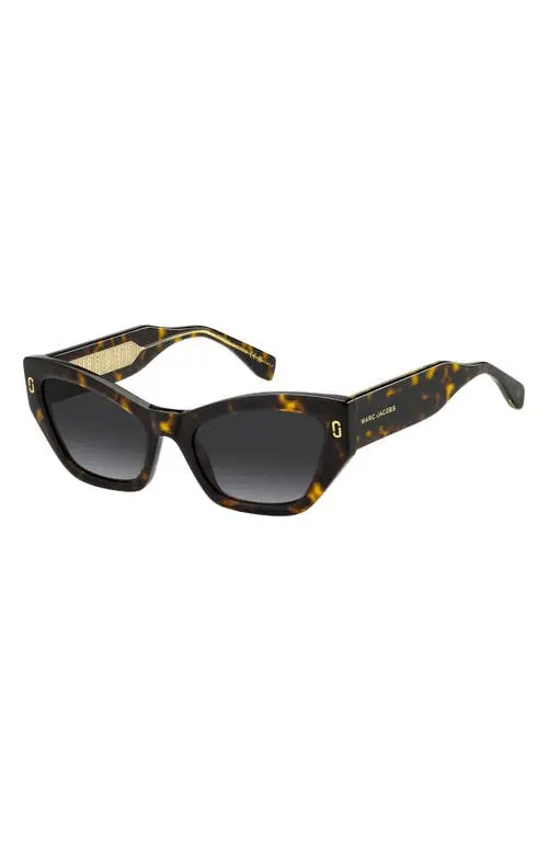 Marc Jacobs 54mm Logo Cat Eye Sunglasses - Havana