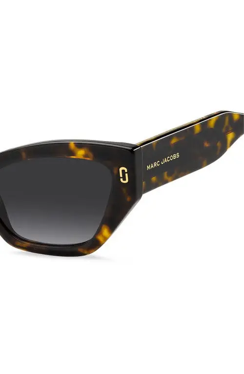 Marc Jacobs 54mm Logo Cat Eye Sunglasses - Havana