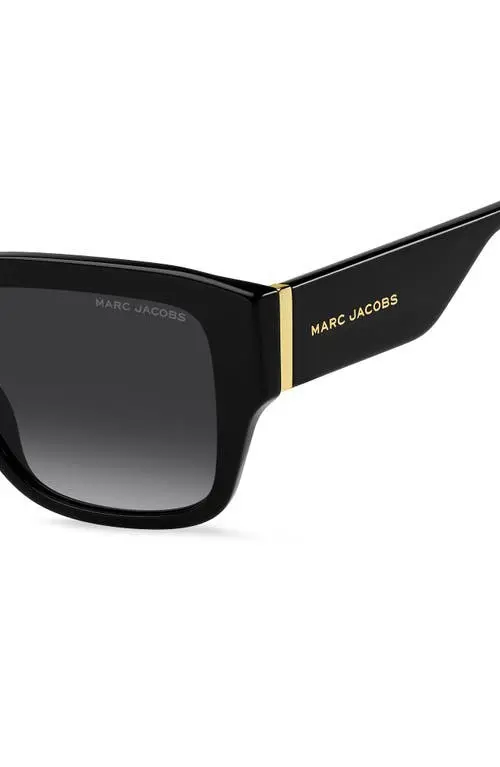 Marc Jacobs 55mm Gradient Square Sunglasses
