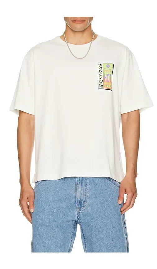 Abrand Denim X Rip Curl Hot Locals Tee In White
