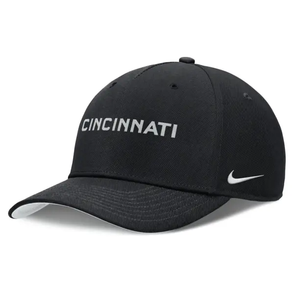 Nike Cincinnati Reds Rise Dri-fit Mlb Adjustable Hat - Black