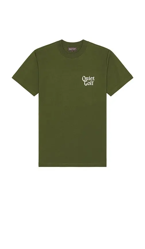 QUIET GOLF Heritage Stack Tee