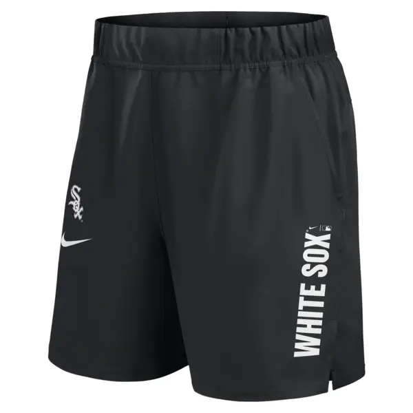 Nike Chicago White Sox Victory Dri-fit Mlb Shorts - Black