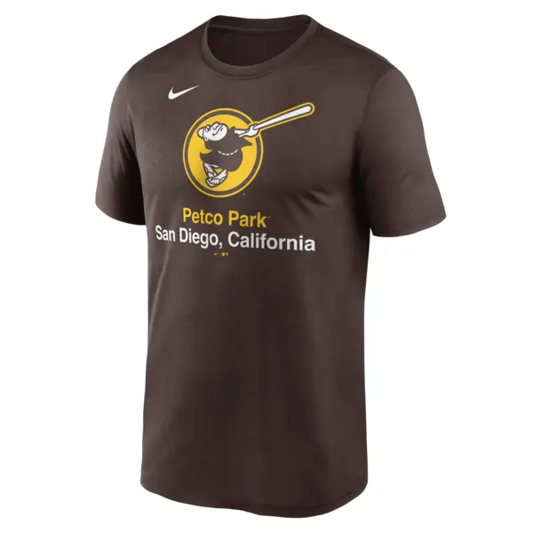 Nike San Diego Padres Stadium Legend Dri-fit Mlb T-shirt - Brown