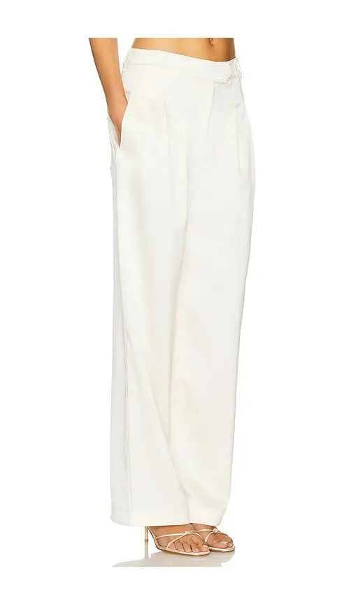 FLEUR DU MAL Satin Relaxed Pant