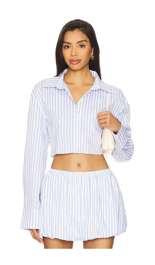 MORE TO COME Carmin Button-down Top