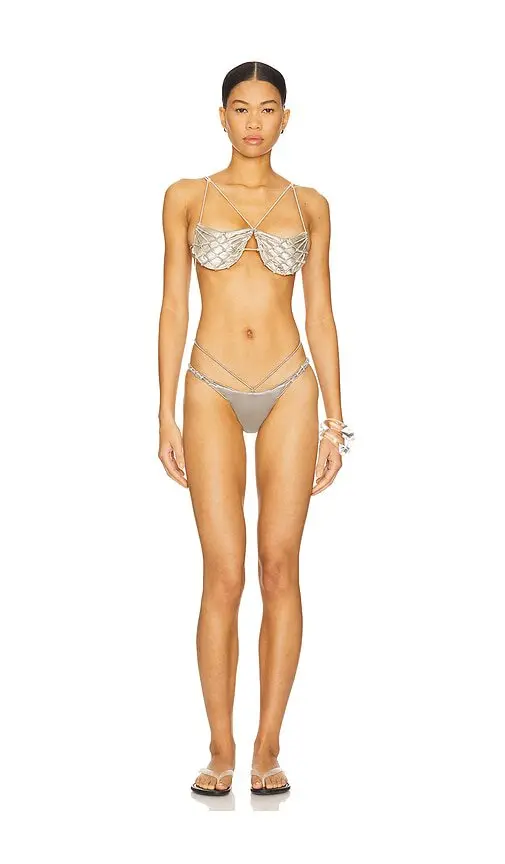 ISA BOULDER Lines Bikini Top