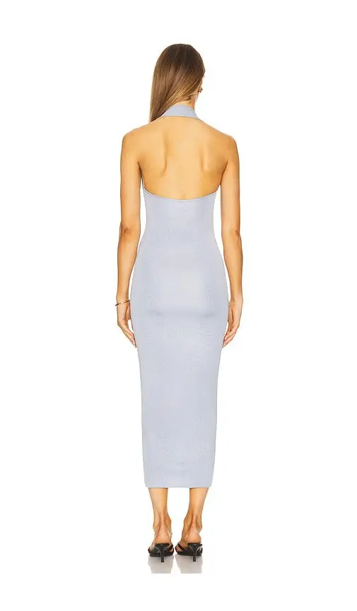 Buy L'academie Camryn Midi Knit Dress - Sky Blue At 37% Off | Editorialist