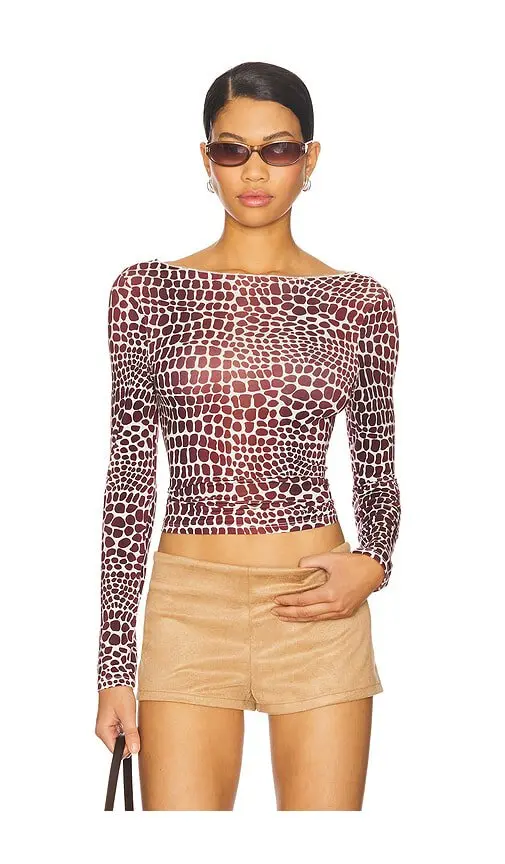 Miaou Amelia Top - Lizard