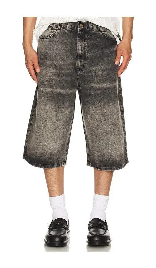 BOILER ROOM Cut Off Denim Shorts