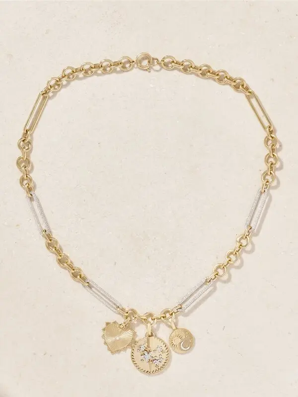 FOUNDRAE Resilience Diamond Necklace - Gold