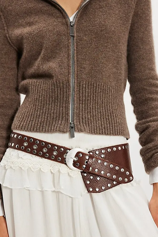 Free People Jagger Hip Belt - Espresso | Editorialist display picture 1
