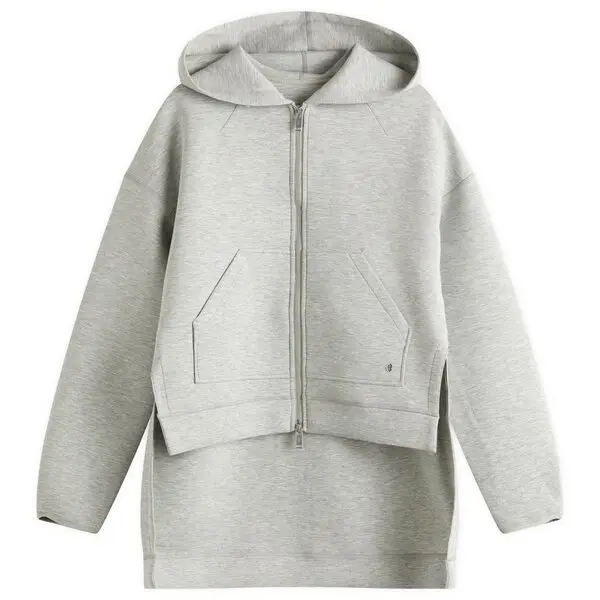 STEL Split Hem Zip Up Hoodie