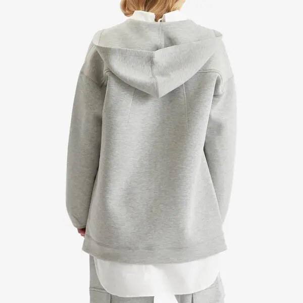 STEL Split Hem Zip Up Hoodie